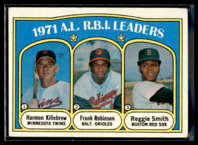 1972 Topps Killebrew / Robinson / Smith LL #88 | eBay