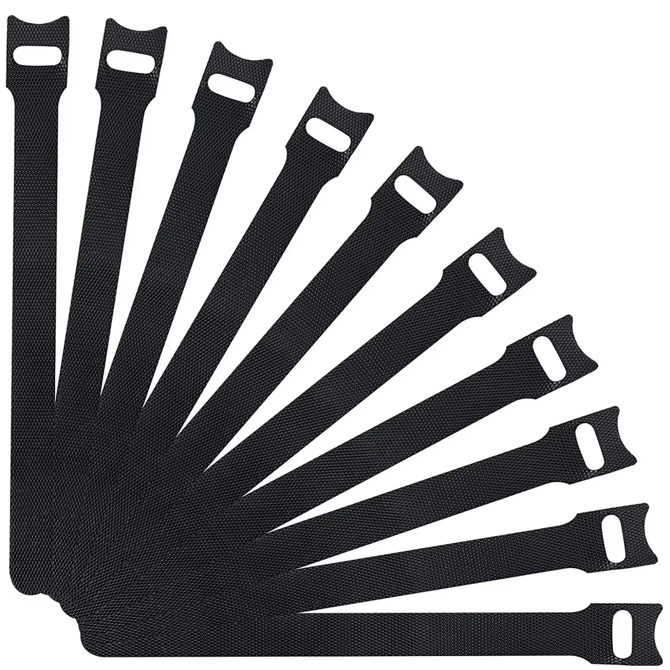 Velcro Double Sided Reusable Cable Ties Sizes 150mm 200mm 250mm 300mm ...
