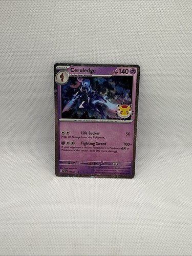Ceruledge Pokemon Day 2024 Stamped Not Sealed * Promo Card Pokemon NM ...