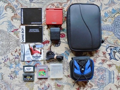 GBA SP console AGS-001, charger, nintendo game boy advance, backwards ...