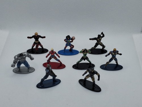 Jada Toys Marvel Comics Metal Mini Figures Lot Of 9 Iron Man Hulk Nick ...