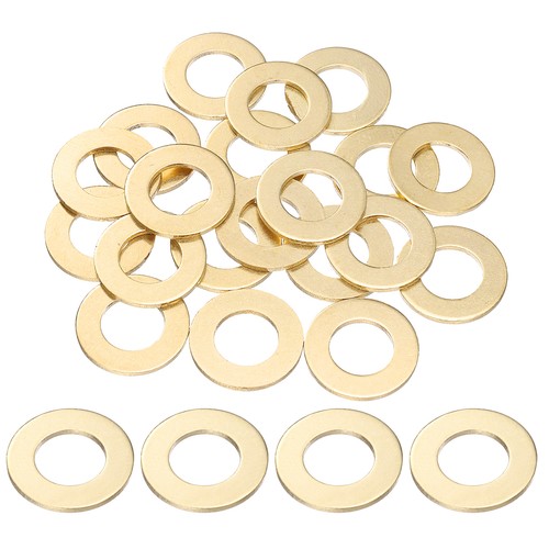 20Pcs M16 Flat Washer, 30mmx16mmx2mm Brass Sealing Washers for Screws ...