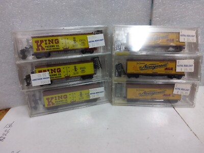 N SCALE MICRO TRAINS 40 FT.WOOD REEFER KING PACK.NARRAGANSETTX 6 | eBay ...