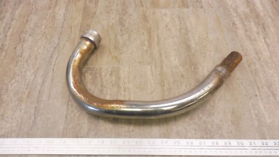 1981 Honda CX500 Custom H552-1) chrome aftermarket exhaust header pipe ...