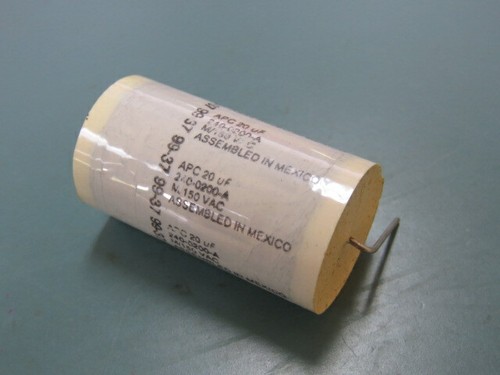 APC 240-0200-A Qty of 6 per Lot 20UF 150VAC Axial Metalized Poly ...