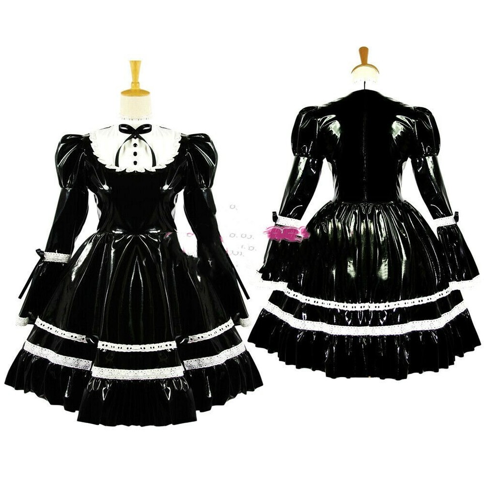 Girly maid outfit lockable dress Tailor-made | eBay