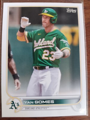 YAN GOMES OAKLAND ATHLETICS 2022 TOPPS BASEBALL CARD #294 | eBay