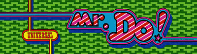 Mr. Do Arcade Marquee For Reproduction Header/Backlit Sign | eBay