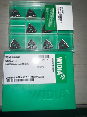 WIDIA CARBIDE INSERTS QTY 10 WNMG06040448 WNMG33148 TN8025 WNMG060404 ...