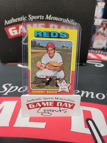 1975 Topps Johnny Bench Reds NL All Star #260 GDL | eBay