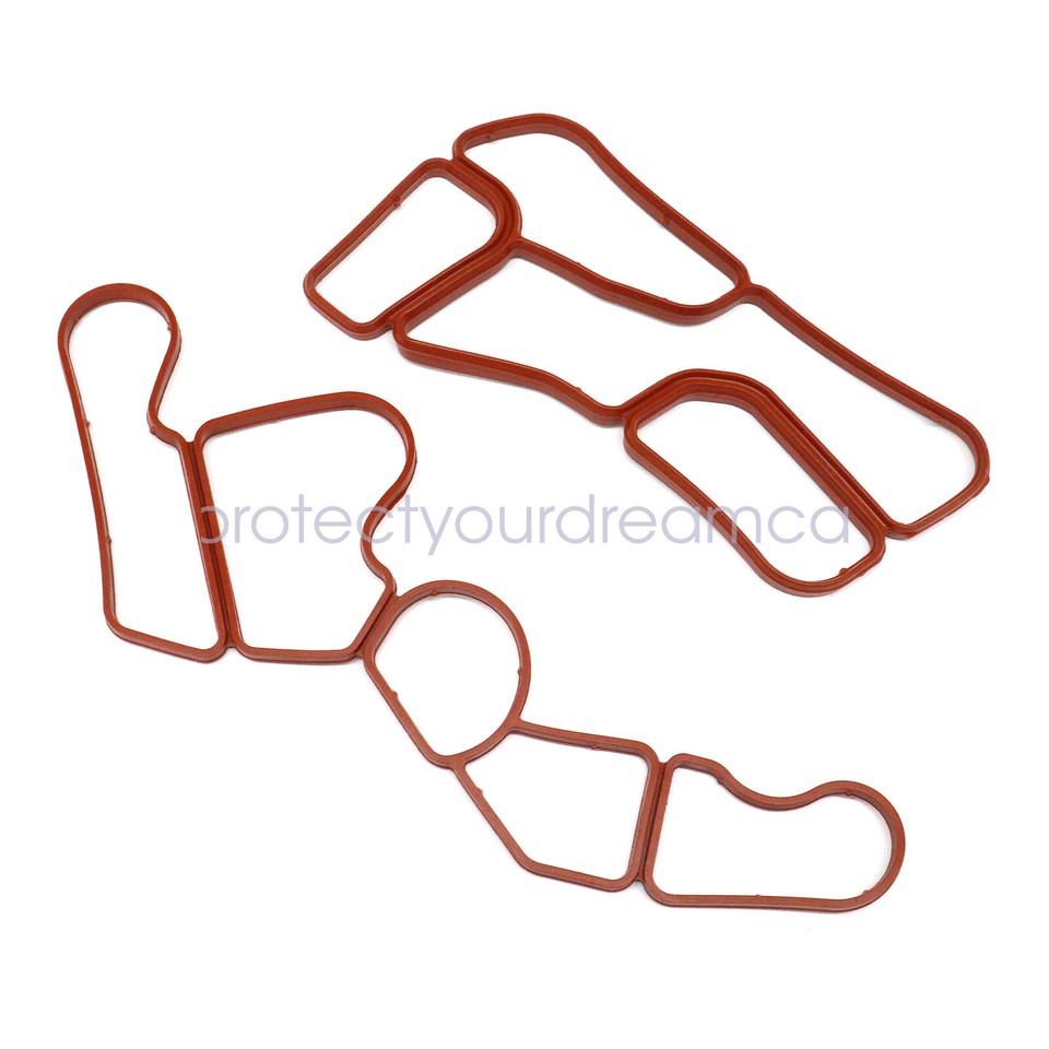 Fits Mercedes-Benz W211 Engine Oil Filter Housing+Oil Cooler Gasket ...