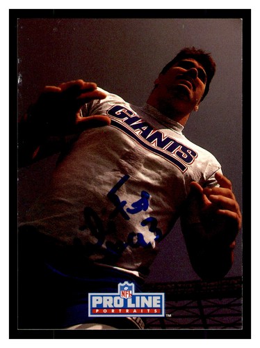 Mike Fox Signed 1992 Pro Line Card #463 Autographed Giants 84531 | eBay