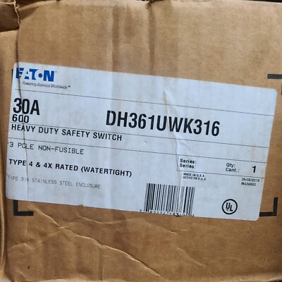 Disconnect Switches - Safety Switch