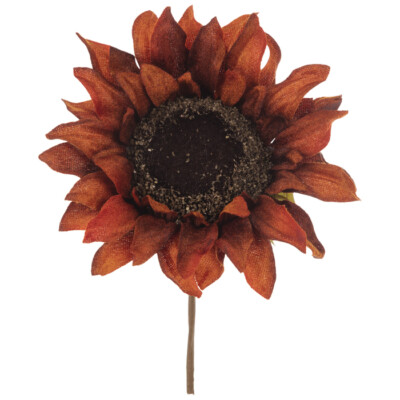 Rust Sunflower Pick 7" | eBay