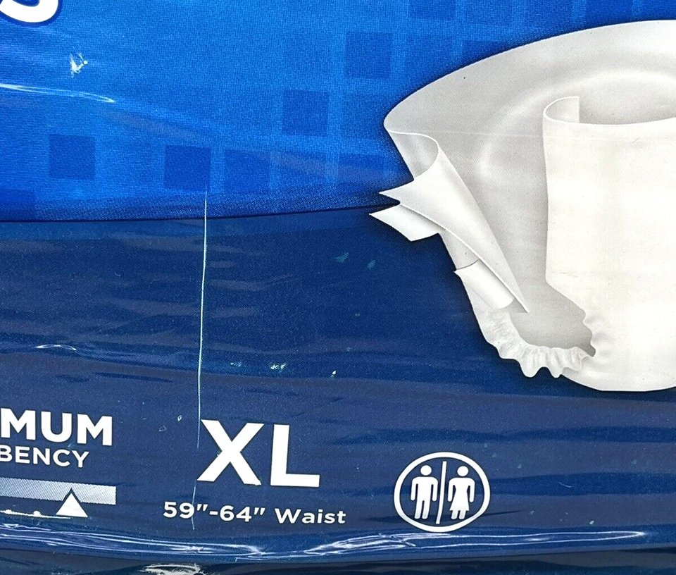 Rely Adult Briefs w/Tabs Size XL 15-Pk Maximum Absorbency Incontinence ...