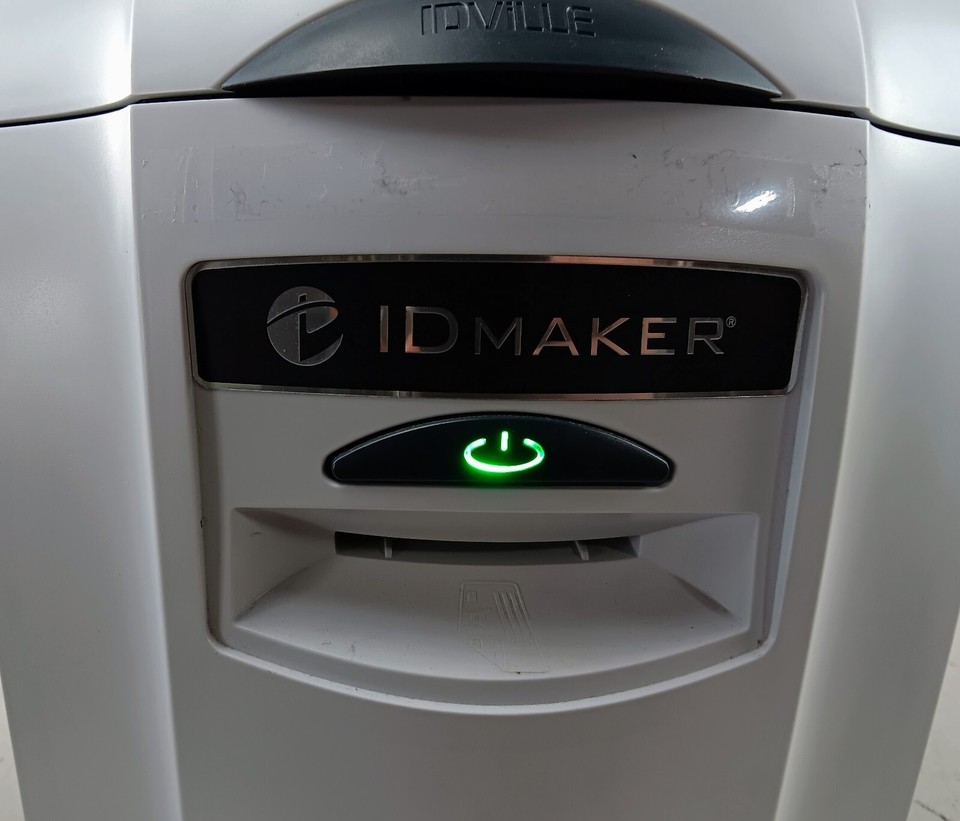 IDVILLE IDMAKER ID 3633-0100-018 Card Badge Printer | eBay