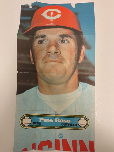 1972 Topps Posters Pete Rose #11 - Cincinnati Reds - SUPER RARE **FREE ...