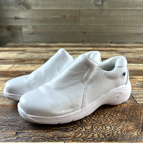 Nurse Mates Womens Shoes Dove 229904 White Slip BOn Comfort Size 6.5 M ...
