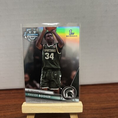 2023-24 Bowman U Chrome #57 Xavier Booker Refractor Michigan State | eBay
