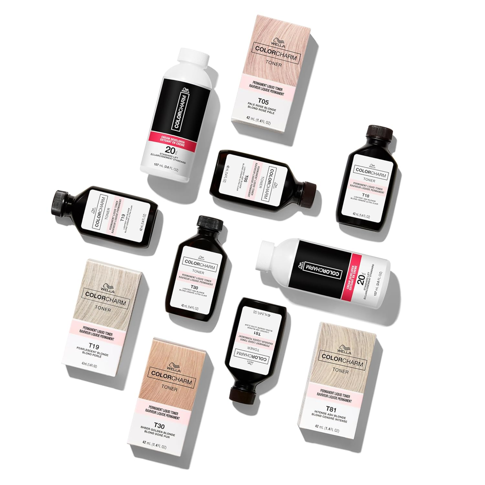 WELLA Color Charm 10 Vol Cream Developer, for Optimal Gray Blending and ...