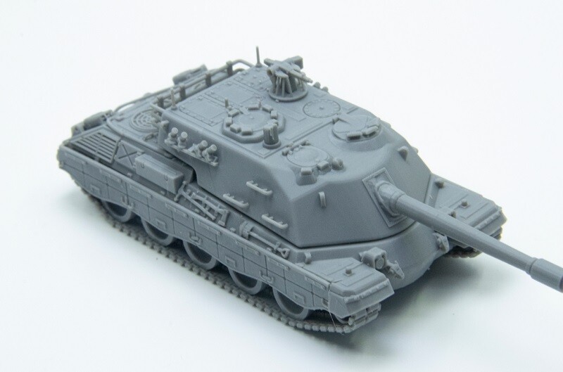 1/72 Cold War Italy "CC 3 Minotaur Tank destroyer" Tank kit model (3D ...