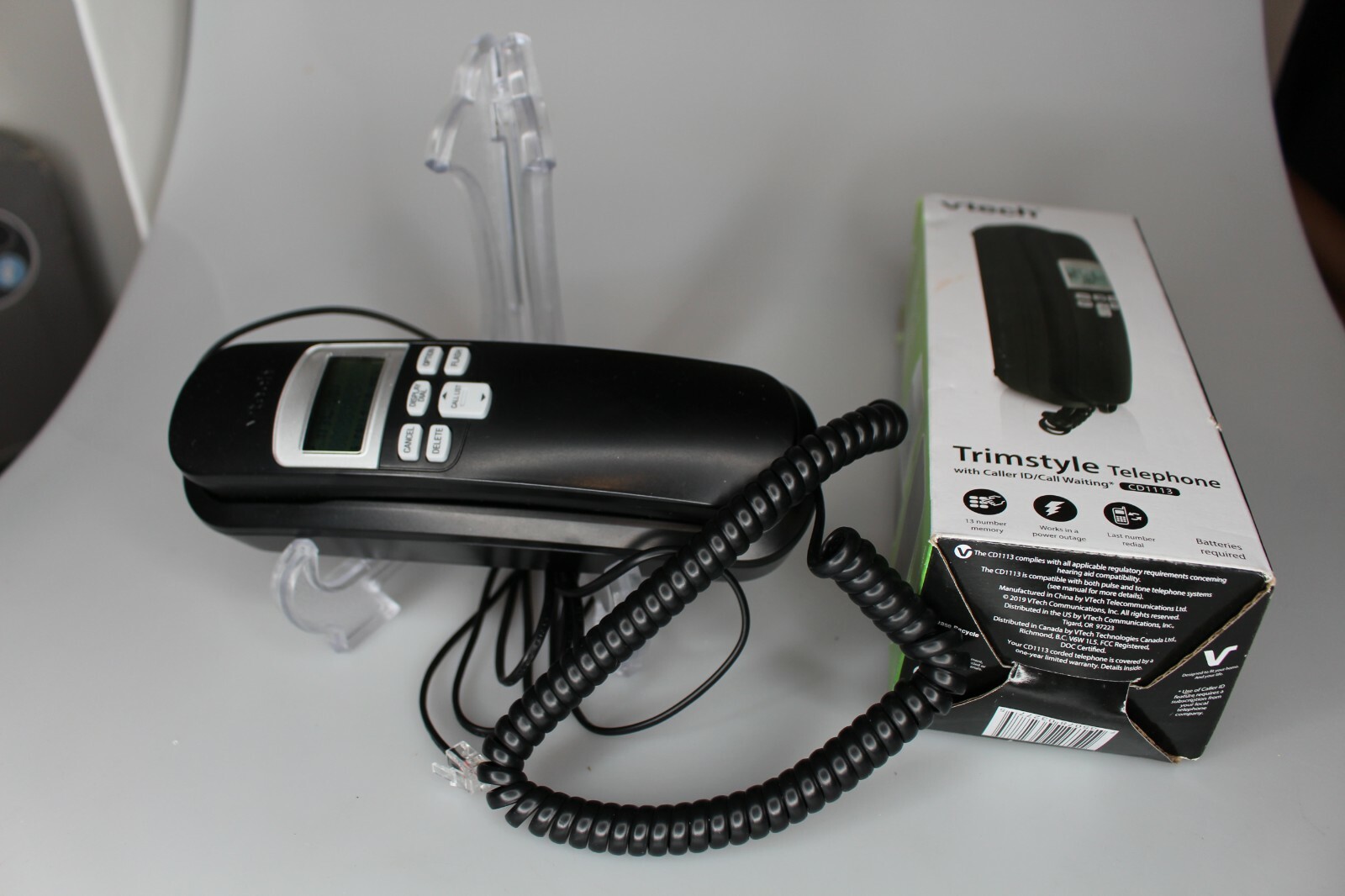 VTECH Trimstyle Telephone CD1113 w/ Caller ID/Call Waiting used | eBay