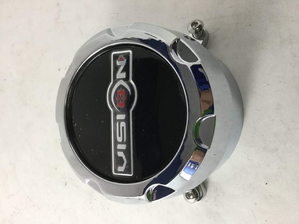 Vision Wheel Chrome Center Cap 8 Lug Rocker GV8 C622204 C398-8V 5.25" w ...