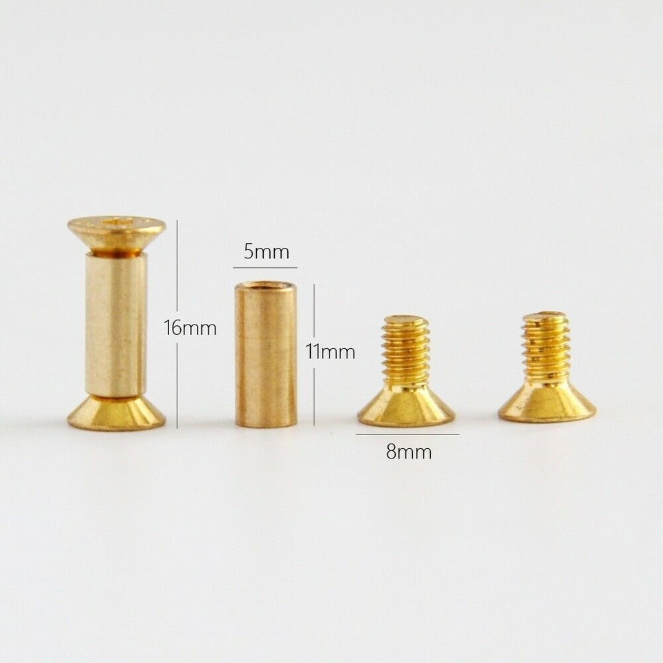 10PCS Knife Handle Scale Bolt Rivets Screw Fastener Corby Screws Rivets ...