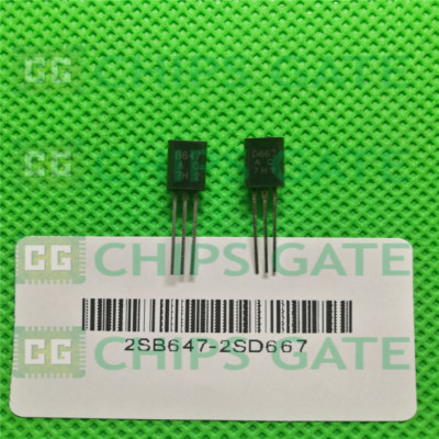 200 PAIRS Transistor HITACHI/RENESAS TO-92L 2SB647/2SD667 B647/D667 | eBay