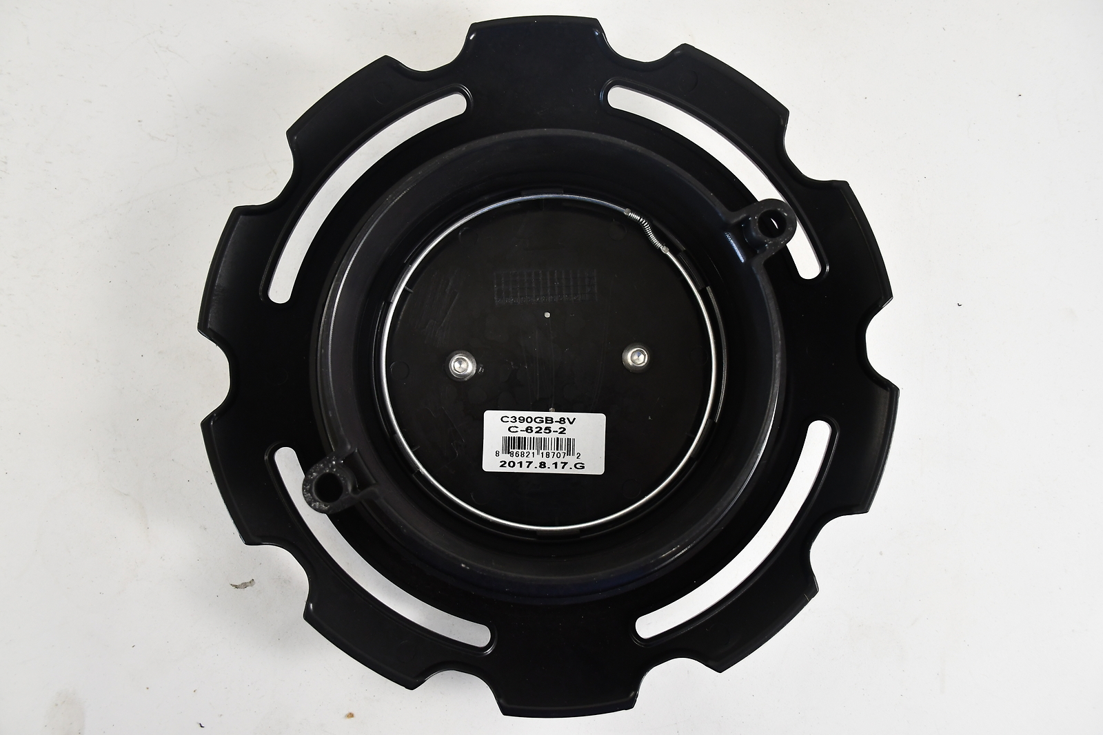 Vision 390 Empire 8 Lug Gloss Black Center Cap Hub Cap C390GB-8V 8.75 ...