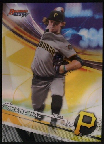 2017 Bowman's Best Shane Baz #TP-17 BASEBALL Pittsburgh Pirates Top ...