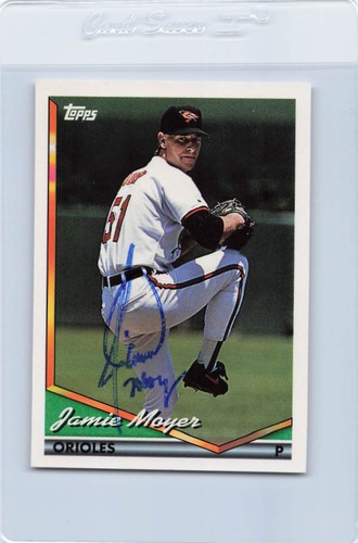 1994 Topps #526 Jamie Moyer Orioles Signed Auto *K776 | eBay