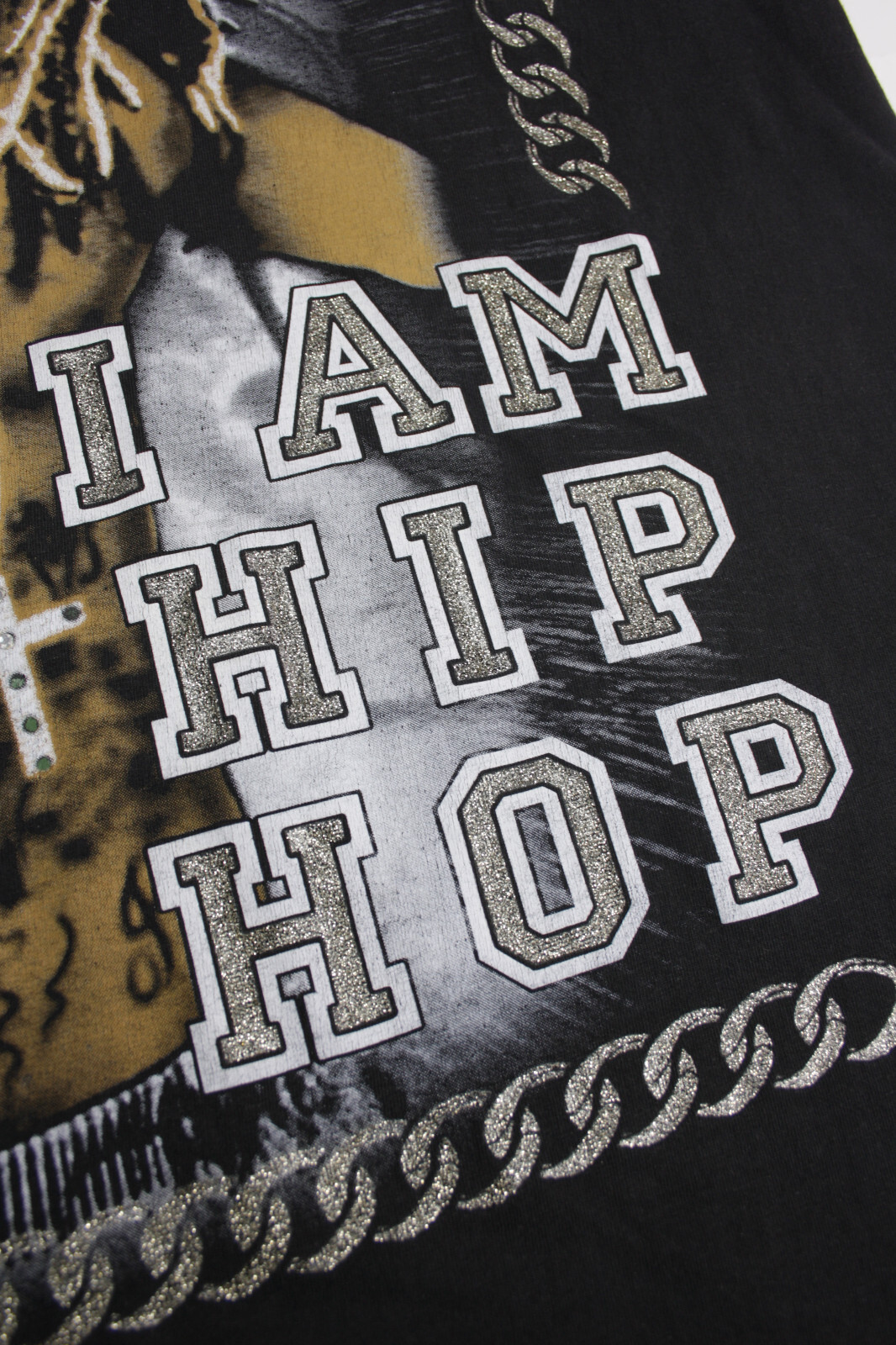 Lil Wayne 2000s Vintage I AM HIP HOP Chain Print T-Sh… - Gem