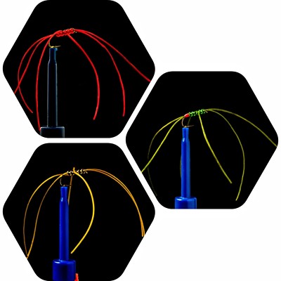 3 x Mixed Colour Apps Bloodworm Blood Worm Fly 6 Legs Red, Olive, Amber ...