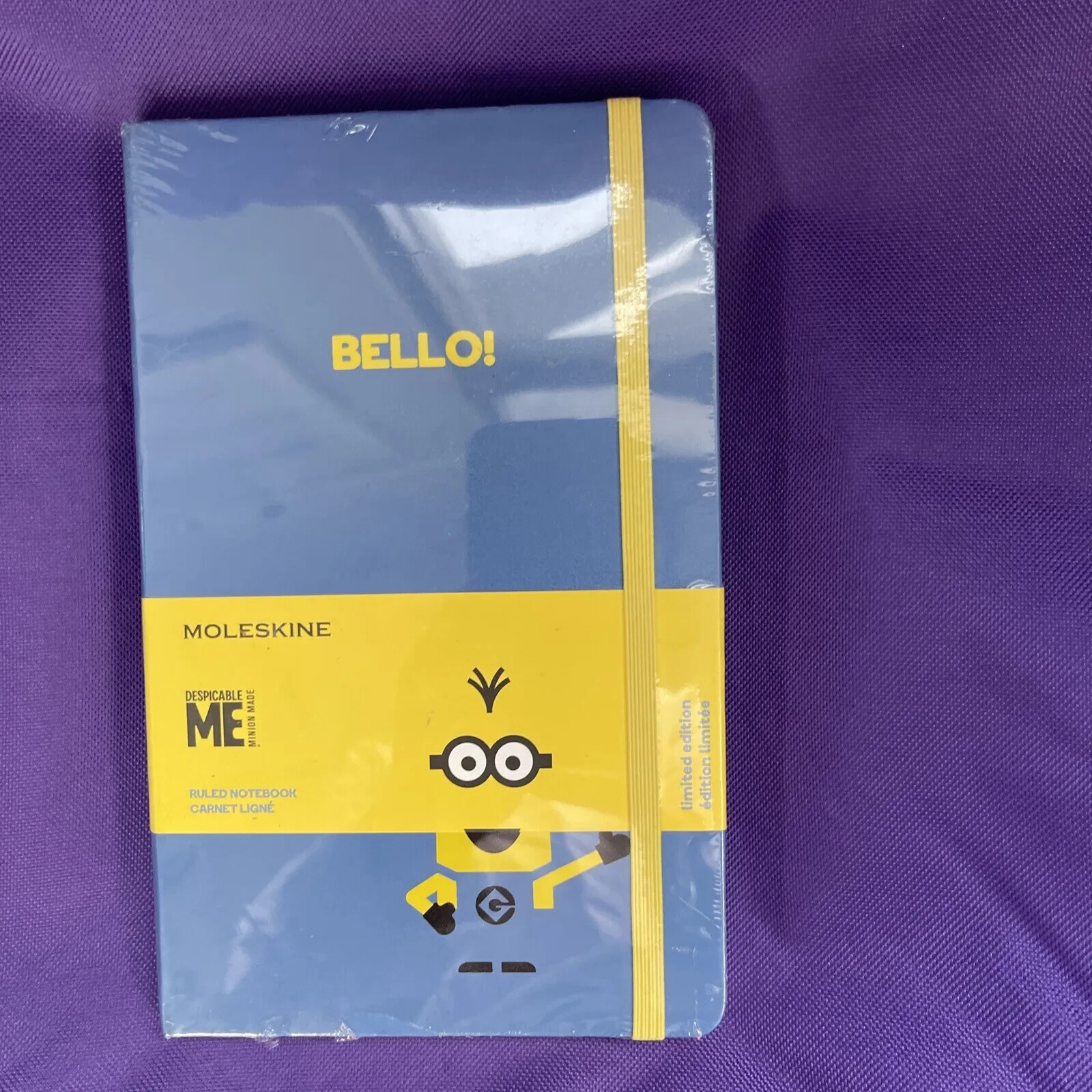 MINION Moleskine Notebook Journal BLUE Bello! Despicable Me SEALED NEW ...