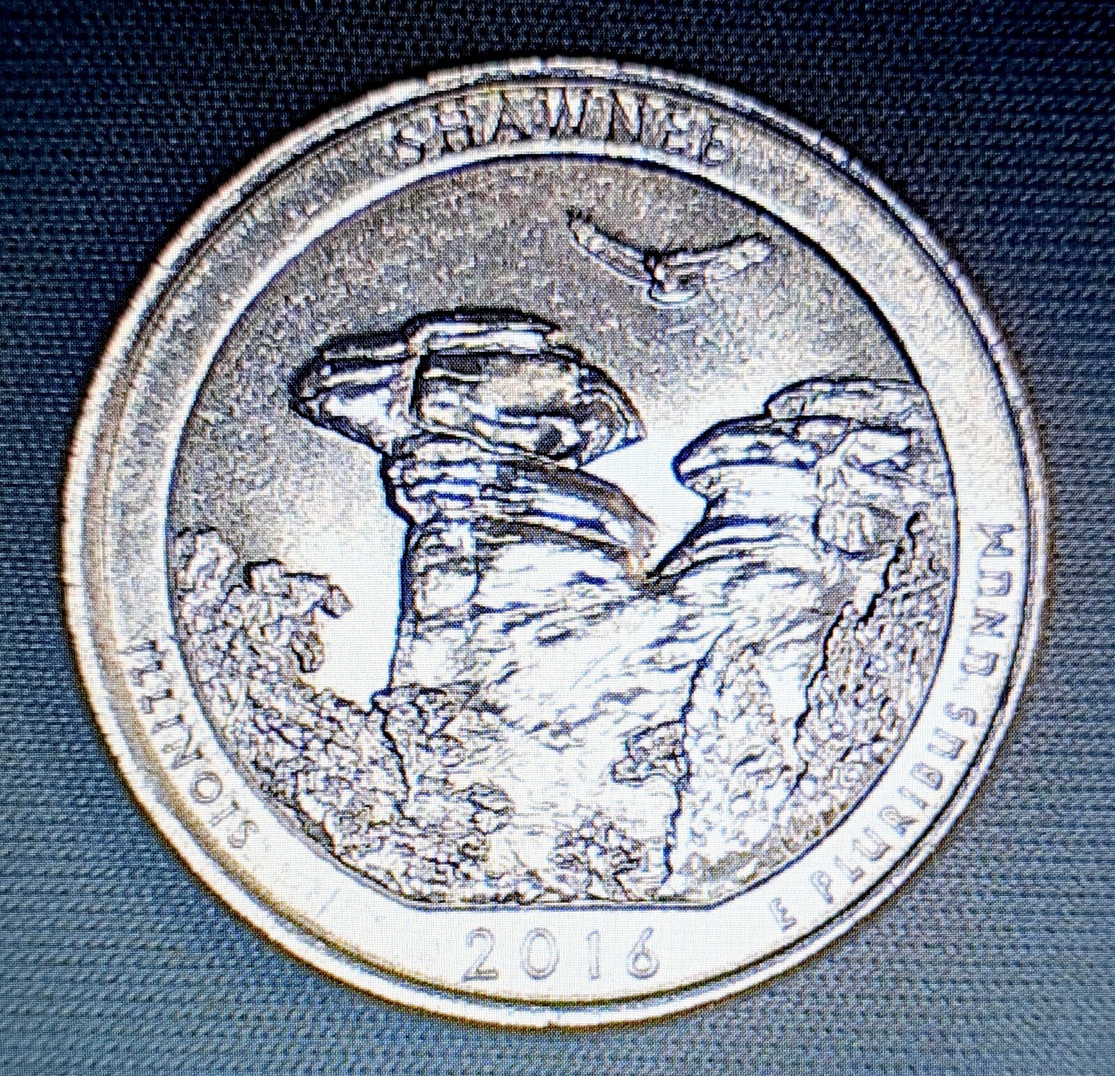 Error "Shawnee" Doubled Die Chips Illinois Quarter Unique 25 Cent Coin ...