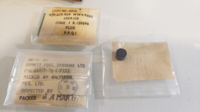 (2) GOODRICH CONTROL SYSTEMS PIPE PLUG 1054-125 4730-01-070-6174 | eBay