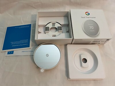 Google Nest Smart Thermostat, Snow - GA01334-US 193575007649| eBay