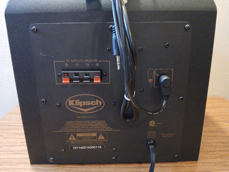 Klipsch ProMedia 2.1 LucasFilm THX Computer Speaker System | eBay