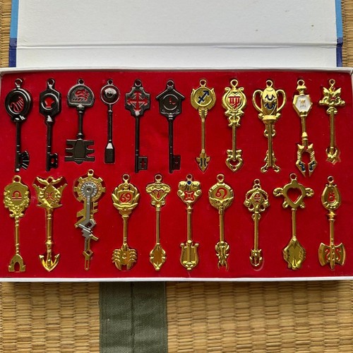 Fairy Tail Lucy's Keys Celestial Spirit Zodiac Keys Silver Keys | eBay