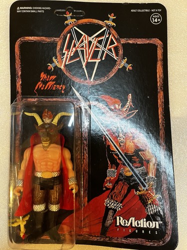 🤘💥 SLAYER- SHOW NO MERCY- BLACK METAL- BAPHOMET- SUPER7 💥🤘 | eBay