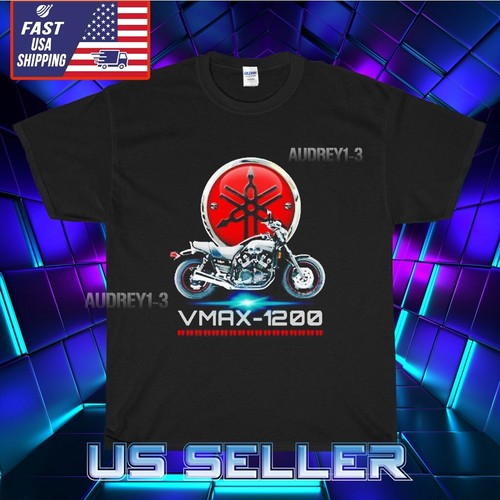 NEW SHIRT YAMAHA VMAX 1200 LOGO T-SHIRT UNISEX FUNNY AMERICAN USA SIZE ...