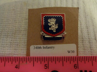 340th Infantry W30 Unit Crest, DI, DUI (DRAW#L12) | eBay
