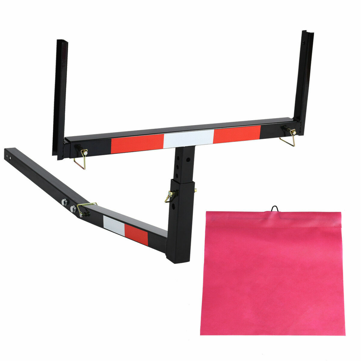 Pick Up Truck Bed Hitch Extender Adjustable Steel Extension Rack Loads ...