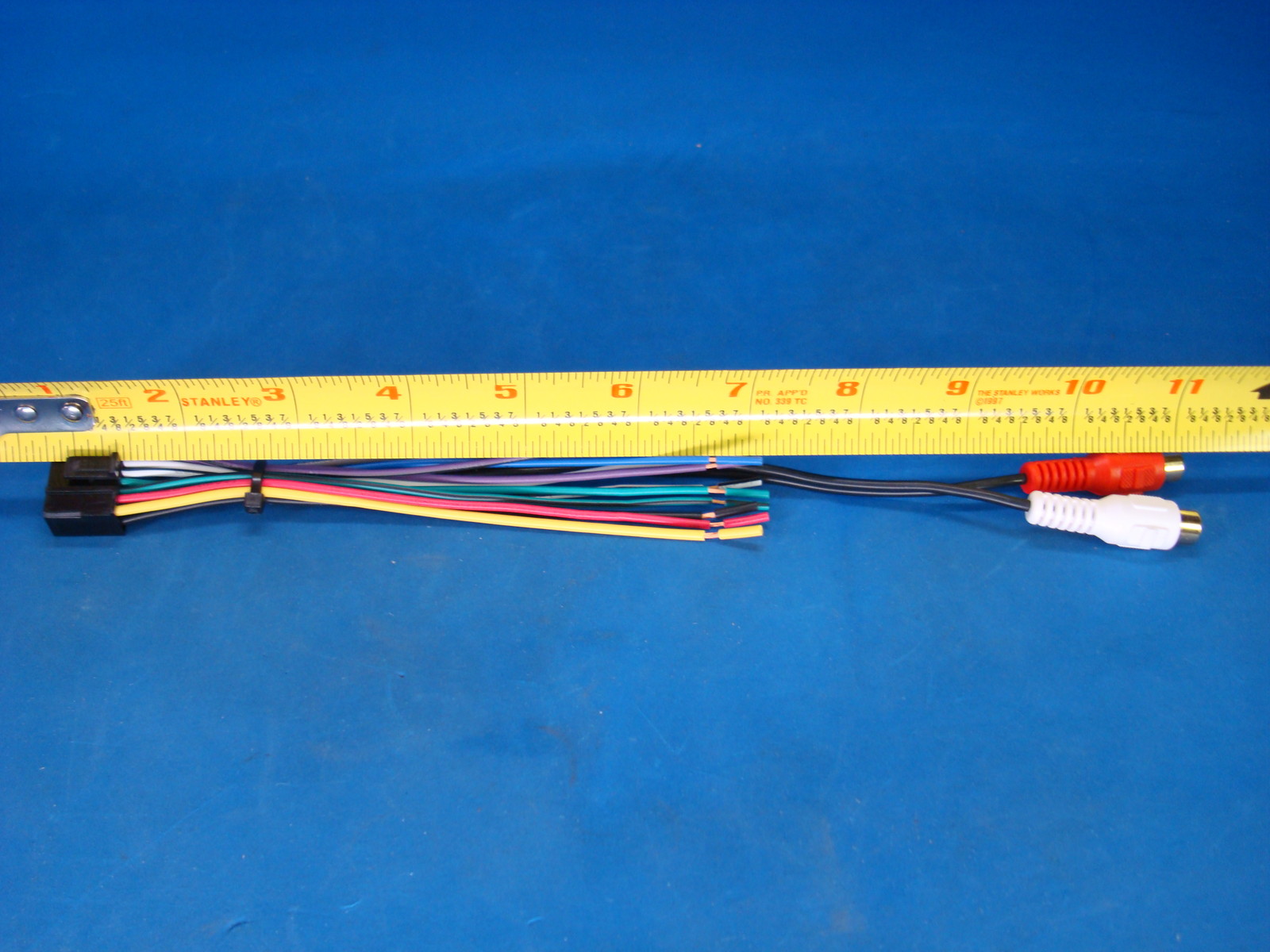 DUAL CD RADIO DVD PLAYER WIRE HARNESS CAR AUDIO STEREO POWER PLUG RCA ...