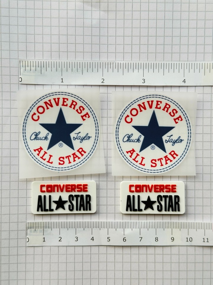 Converse All Star Iron On Transfer or Rubber Badge | eBay