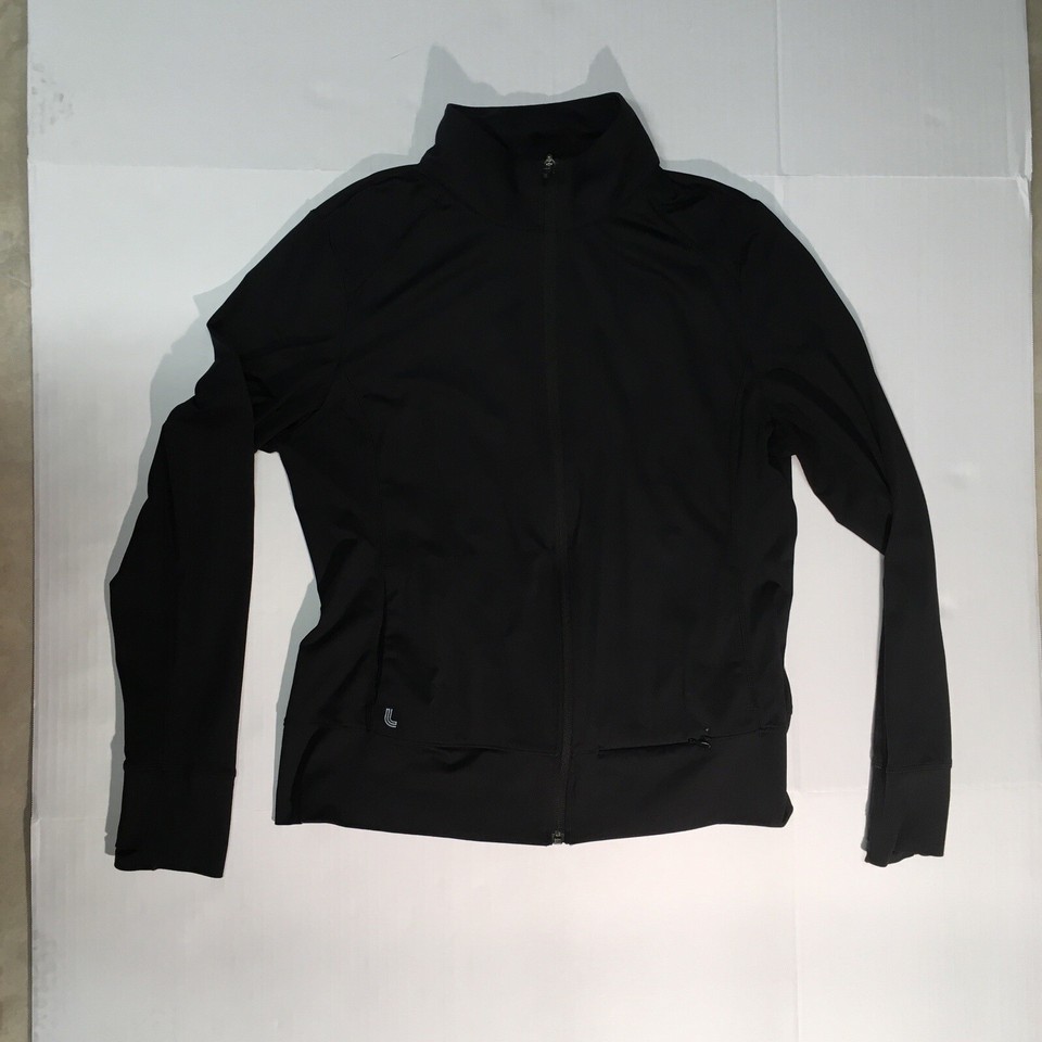 Lole Womens Track Jackets (2) Full Zip Mock Neck Solid Red & Solid ...