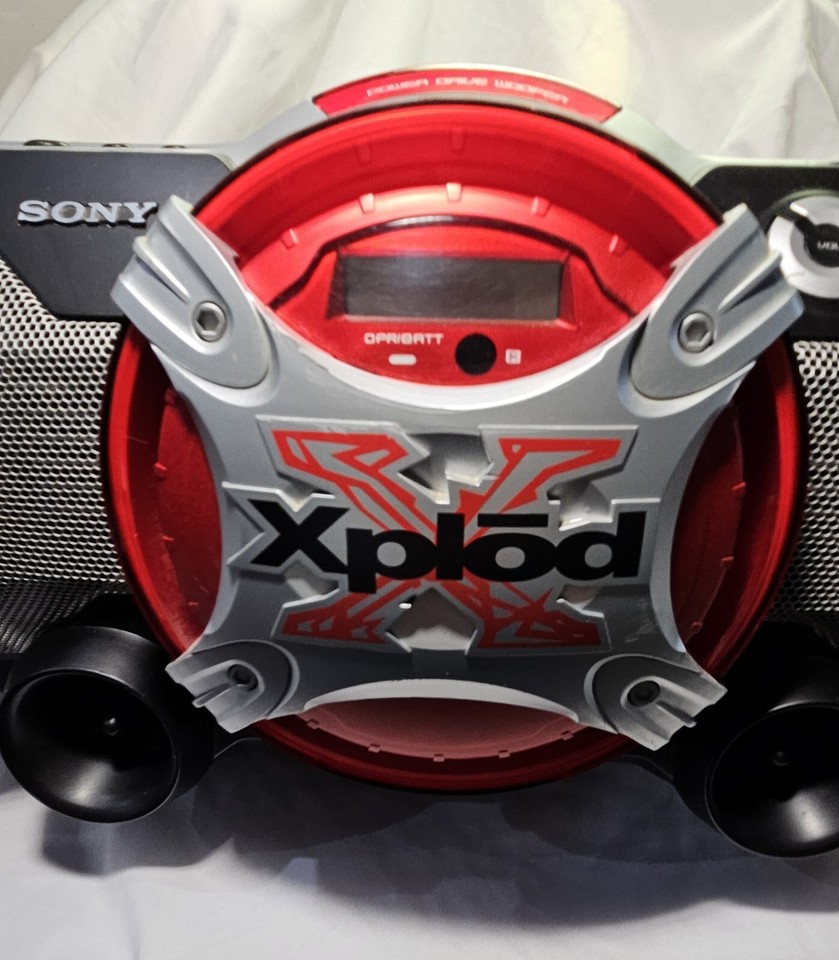 Sony Xplod CFD-G505 Boombox CD Radio Cassette-Corder Tested Working | eBay