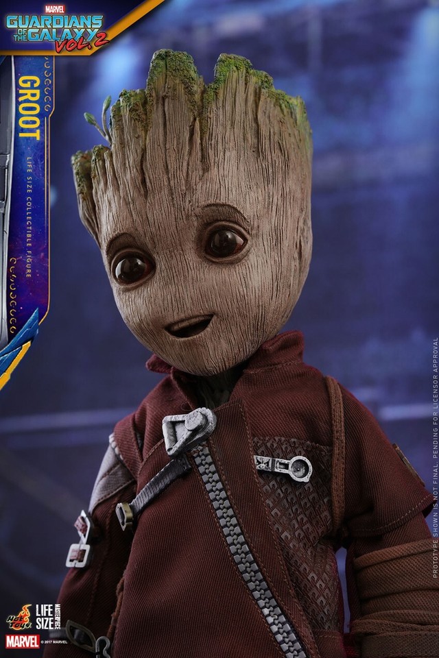 New Stock HotToys LMS004 Guardians of the Galaxy Vol. 2 Baby Groot 1/6 ...