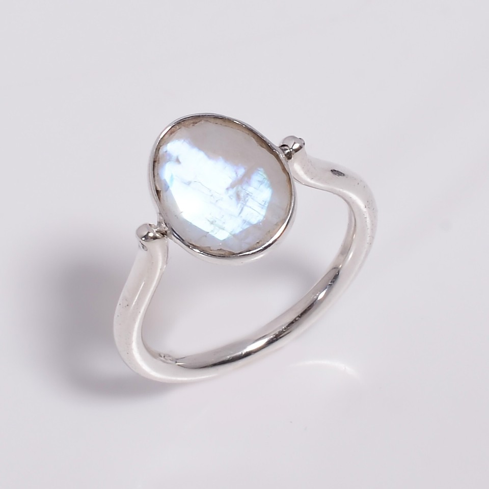 Silver Double Sided Ring 925 Sterling Silver Rings, Reversible Flip ...